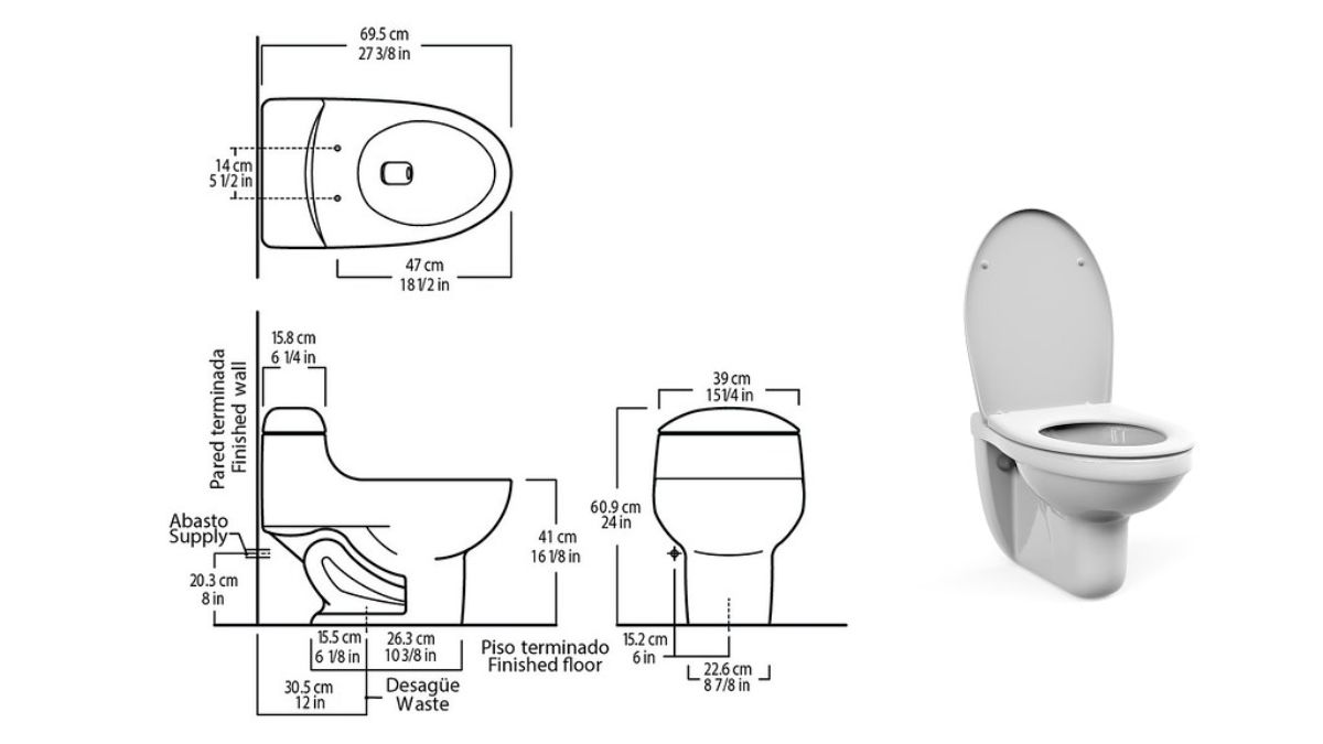 Inilah Ukuran Kloset Duduk Standar yang Nyaman